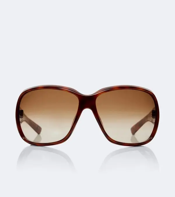 Gucci Script Sunglasses - Brown