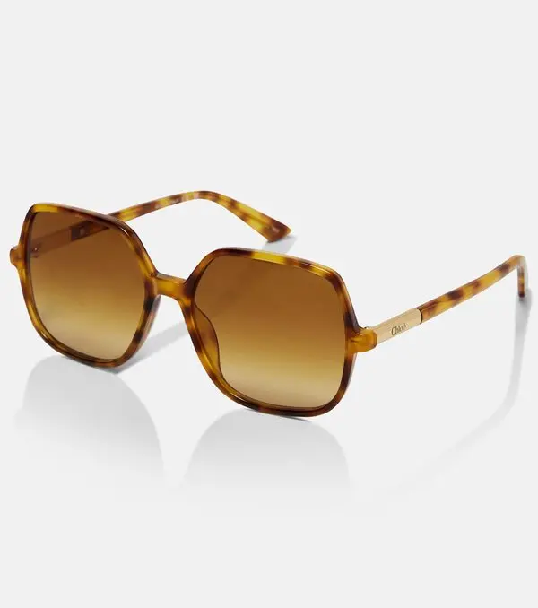 Chloé Judy Square Sunglasses - Brown
