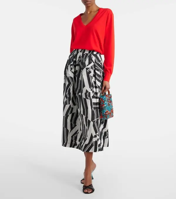 Dries Van Noten Sequined Satin Top-handle Bag