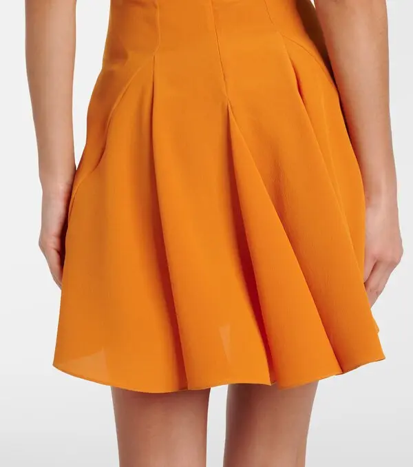 Saint Laurent Silk Satin Mini Dress