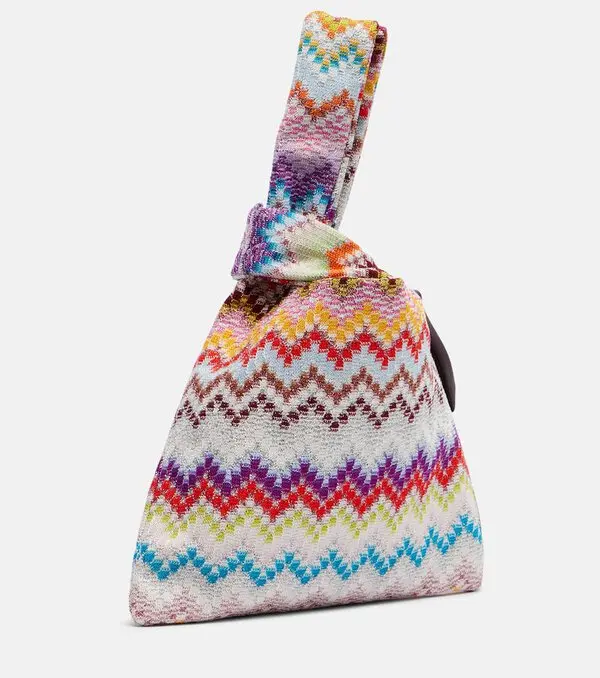 Missoni Jacquard Top-handle Bag - Multicoloured