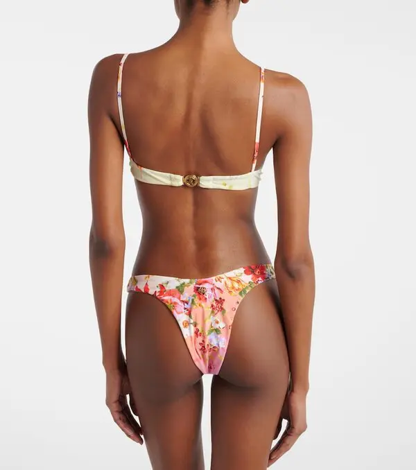 Roberto Cavalli Printed Bikini Top