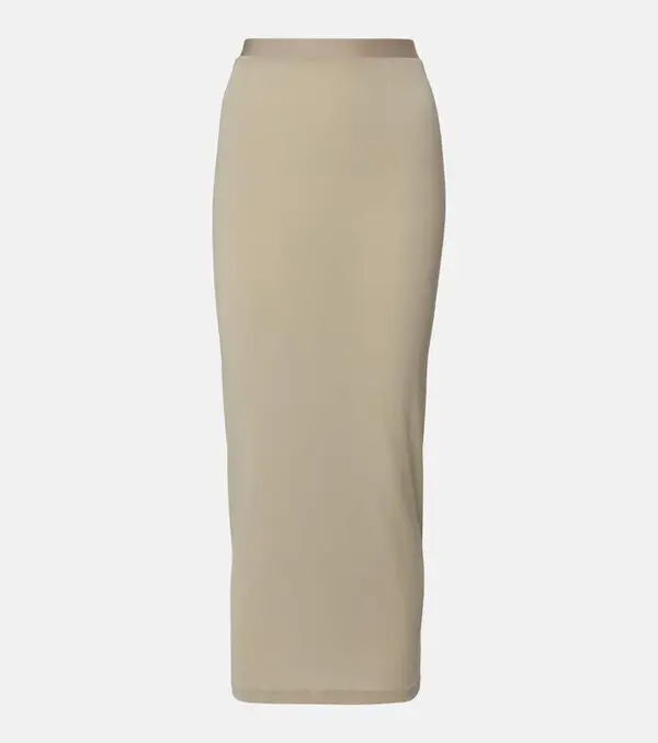 Wardrobe.NYC Sheer Pencil Skirt - Grey