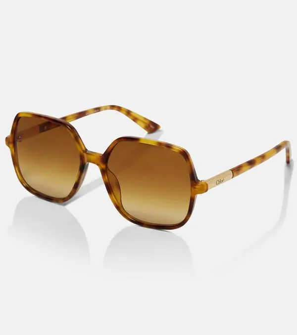 Chloé Judy Square Sunglasses - Brown