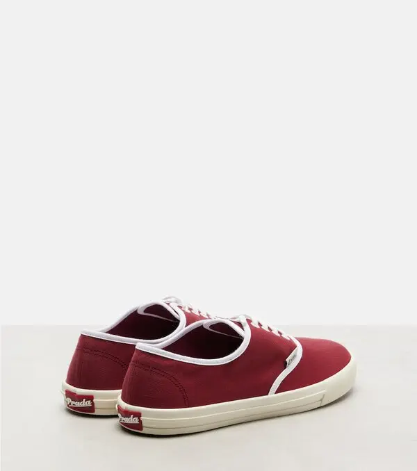 Prada Drill Low-top Sneakers - Red