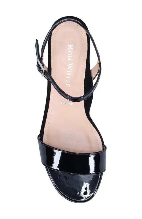 Ron White Emberly Leather Sandal - Onyx