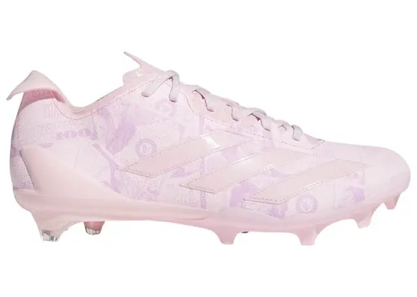 Adidas Adizero Electric Ii Cleats Currency Neutral - Clear Pink/almost Pink/light Orchid