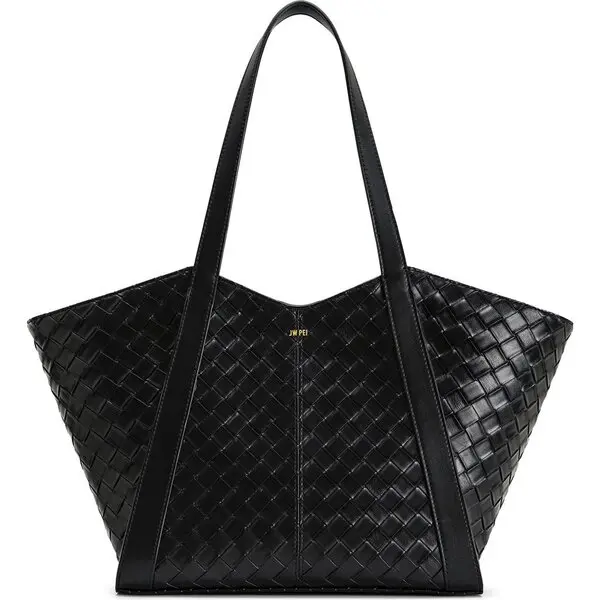 Jw Pei Large Kiana Woven Tote - Black