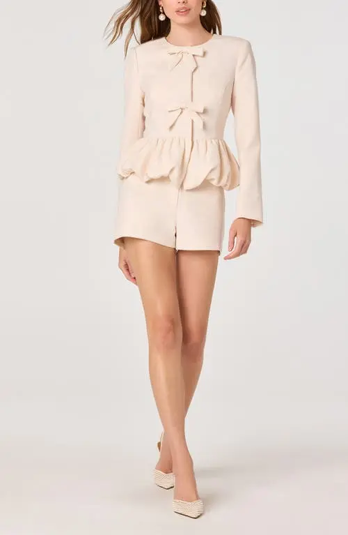 Astr The Label Wynn High-waist Twill Shorts