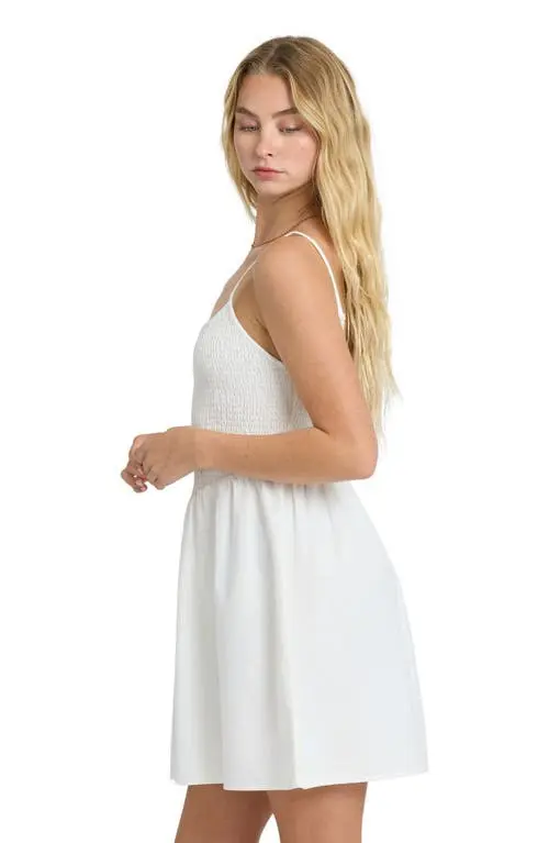 BILLABONG True Love Mini Dress - Salt Crystal