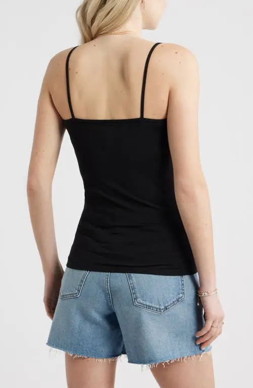 Bp. Core Stretch Cotton Camisole - Black