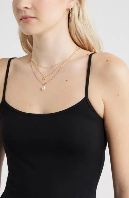Bp. Core Stretch Cotton Camisole - Black