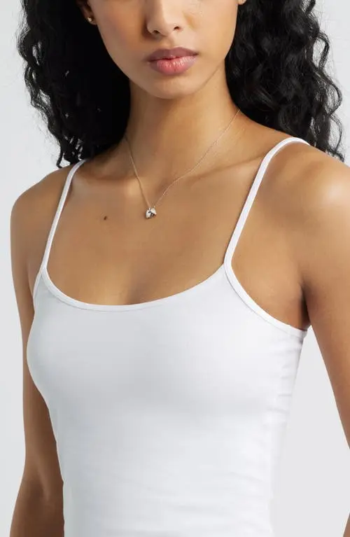 Bp. Core Stretch Cotton Camisole - White