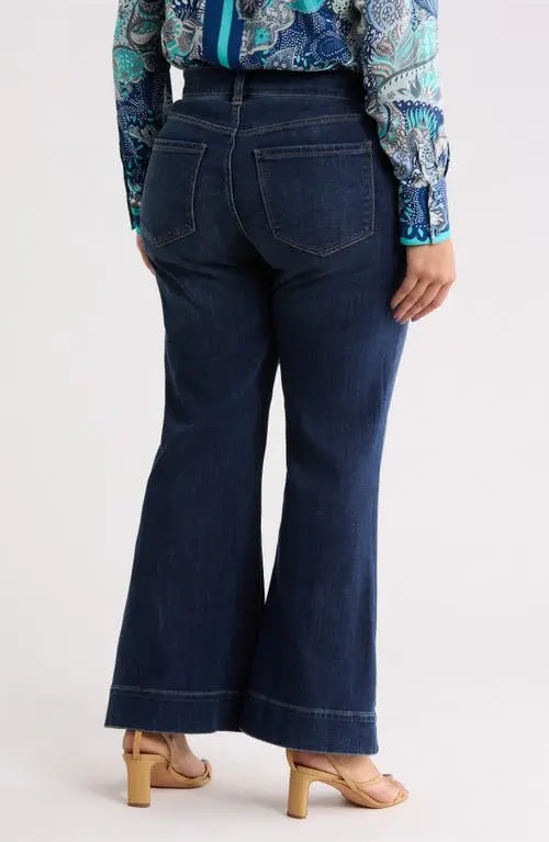 LIVERPOOL Hannah Mini Patch Pocket Flare Jeans