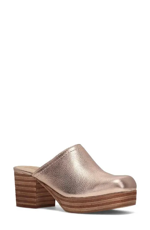 Frye Campus Leather Clog - Rose Gold