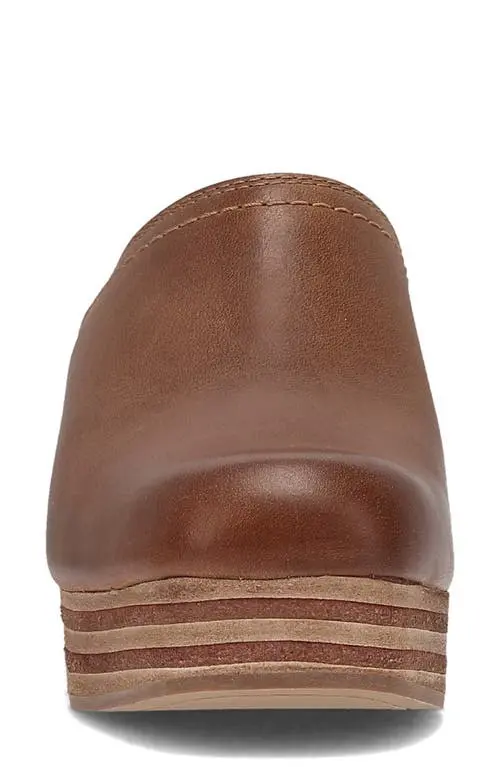 THE FRYE COMPANY Campus Leather Clog - Saddle
