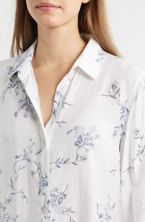 CLOTH & STONE Printed Button-up Shirt