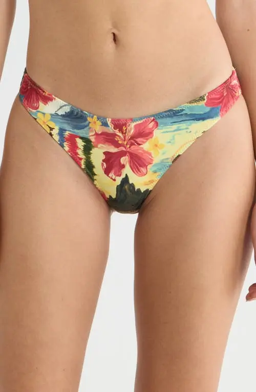 PACSUN Jalen Bikini Bottom - Yellow Multi