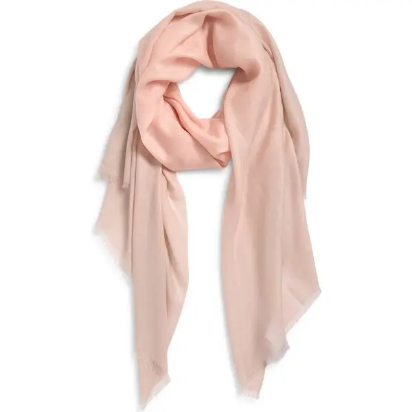 Vince Lightweight Dip Dye Cashmere Scarf - Pumice Stone