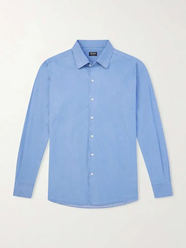 Zegna Denim Shirt - Light Blue