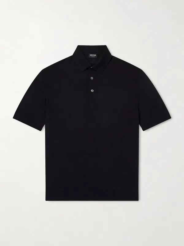 Zegna Wool Polo Shirt