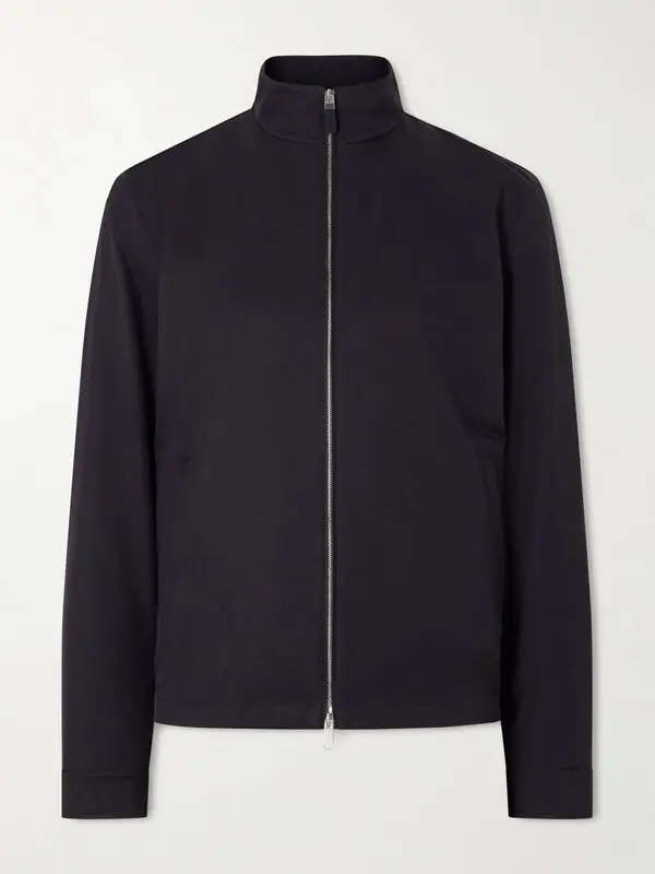 Zegna Motorin 100cc Jersey Blouson Jacket - Navy