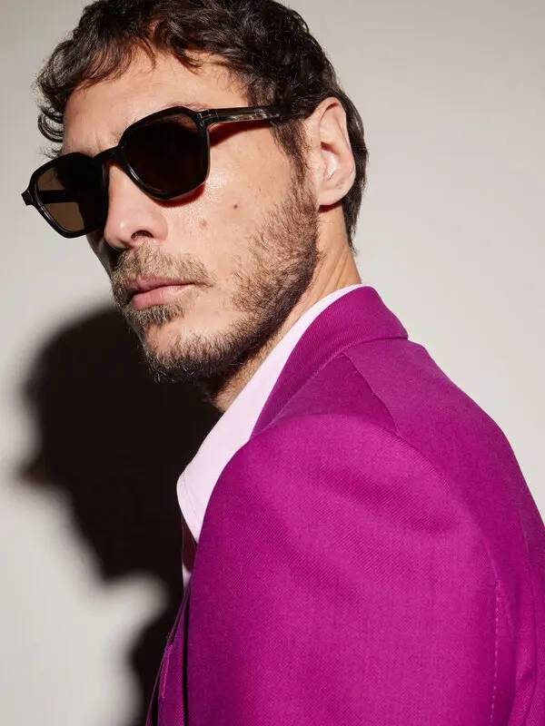TOM FORD Round-frame Acetate Sunglasses