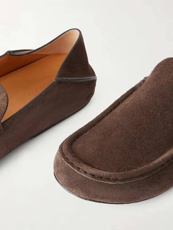 TOD'S Gommino Suede Loafers