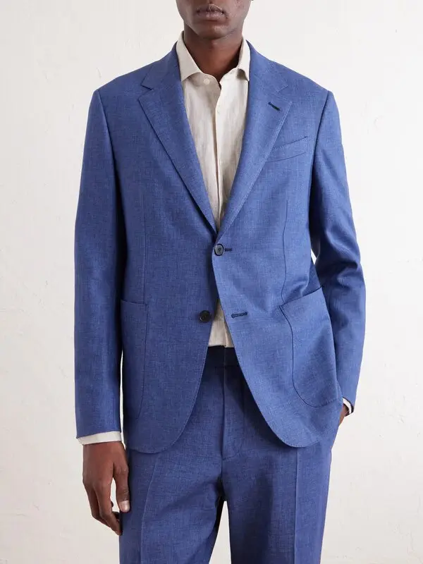 Zegna Oasi Linen Suit Jacket
