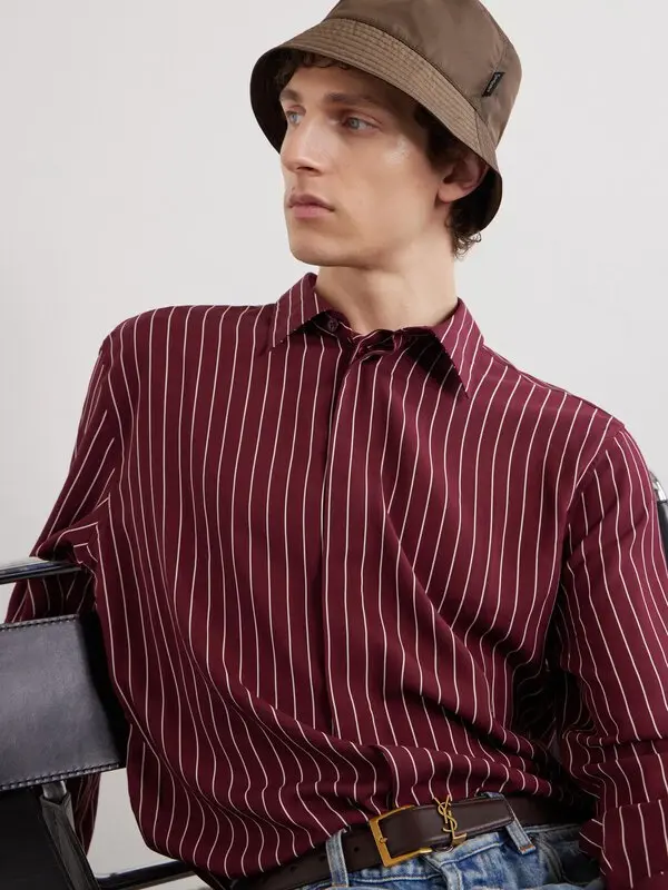 Saint Laurent Recycled Shell Bucket Hat