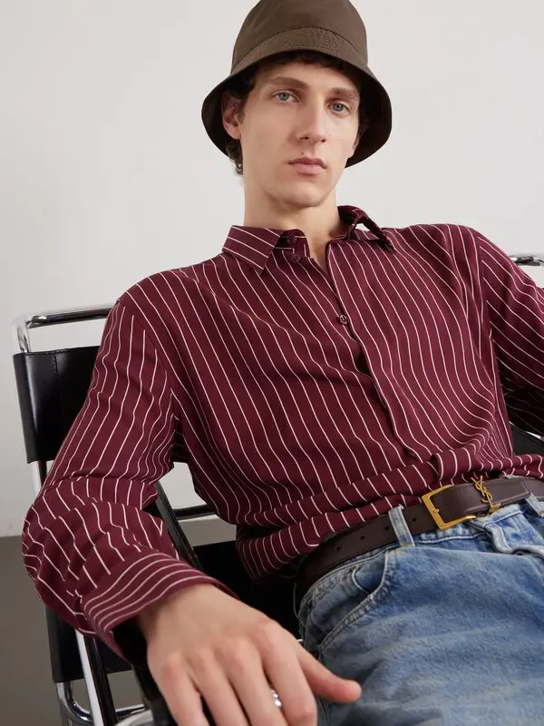 Saint Laurent Recycled Shell Bucket Hat