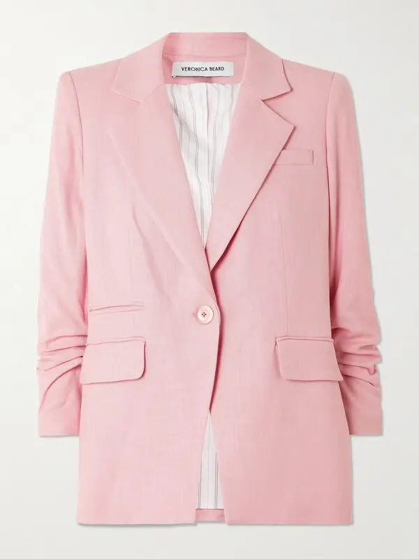 Veronica Beard Battista Dickey Canvas Blazer