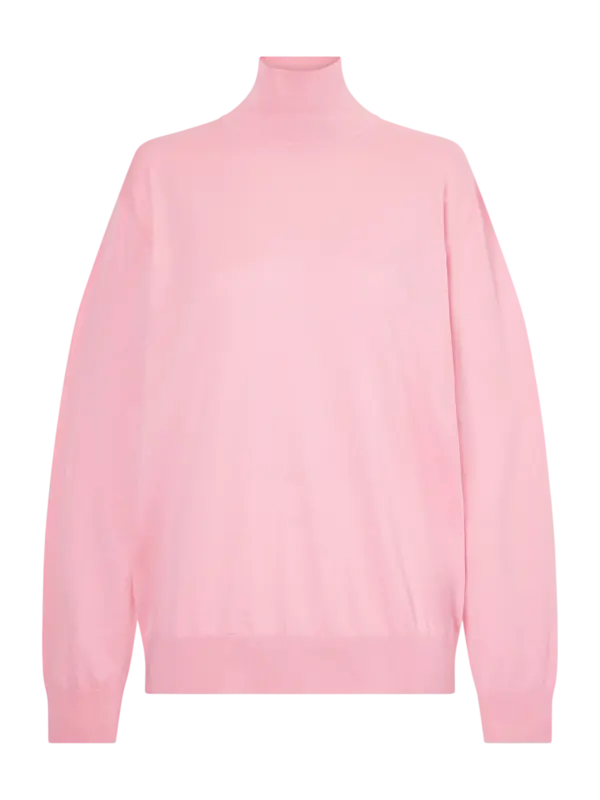 Tibi Cotton Turtleneck Sweater