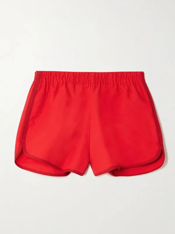 Staud Anchor Cotton-blend Shorts