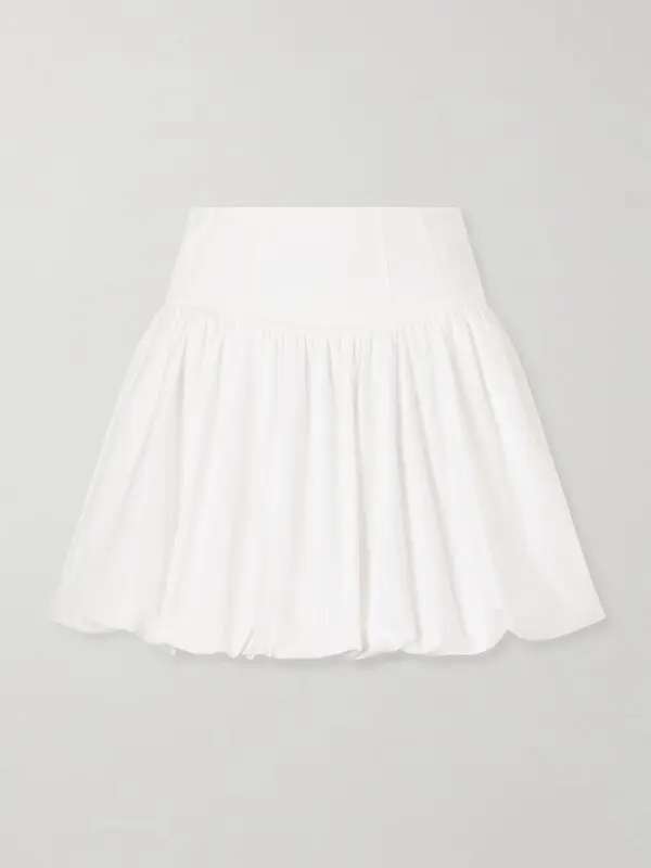 Simkhai Pippa Pleated Mini Skirt