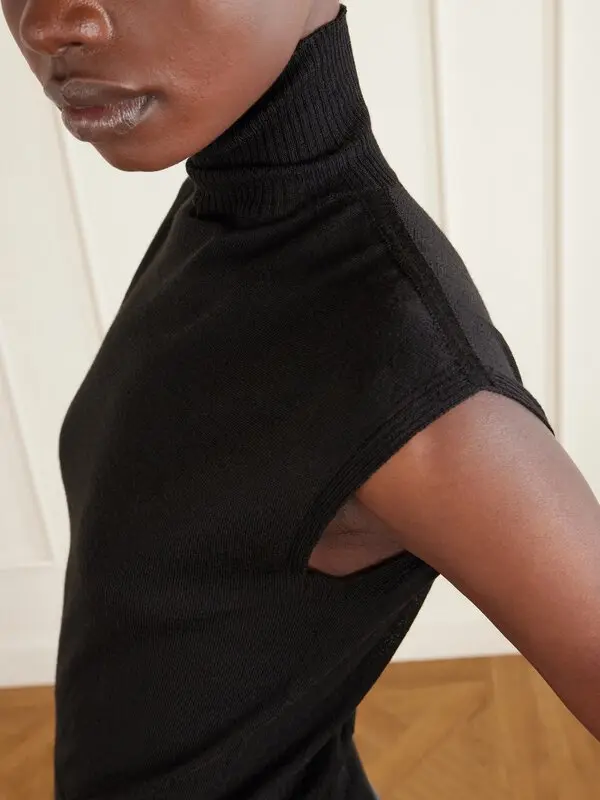Rick Owens Wool Turtleneck Top