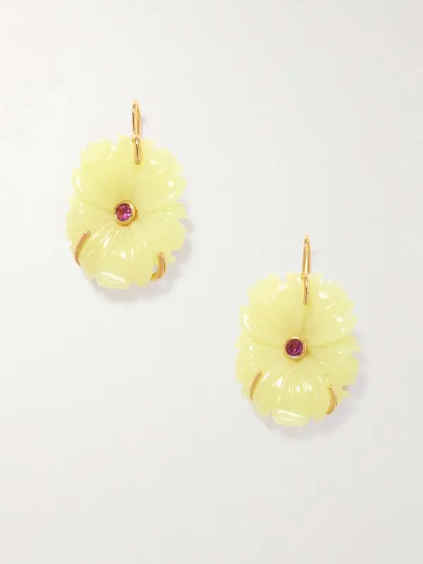 LIZZIE FORTUNATO New Bloom Earrings - Yellow
