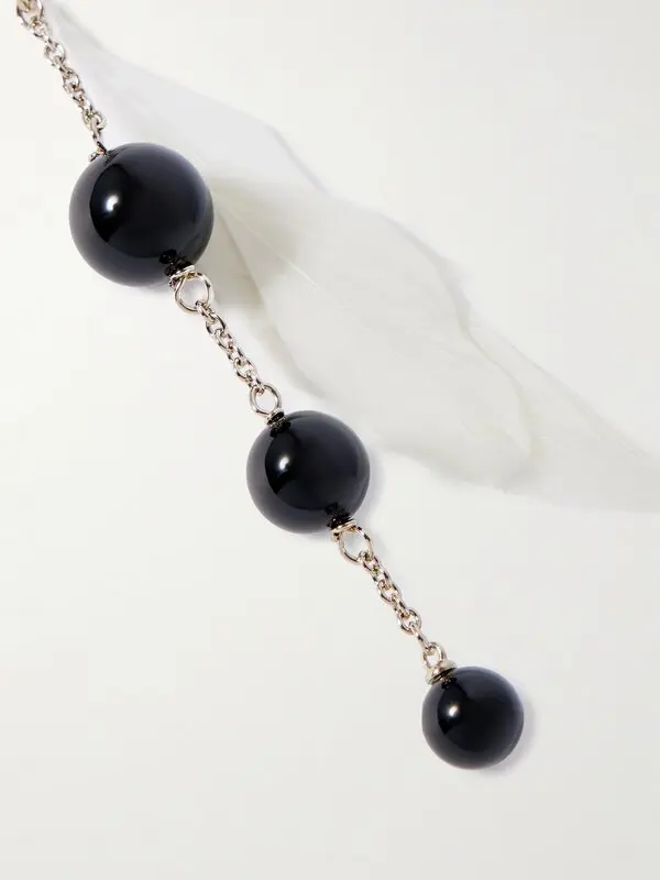 LEMAIRE Dot Single Earring - Black