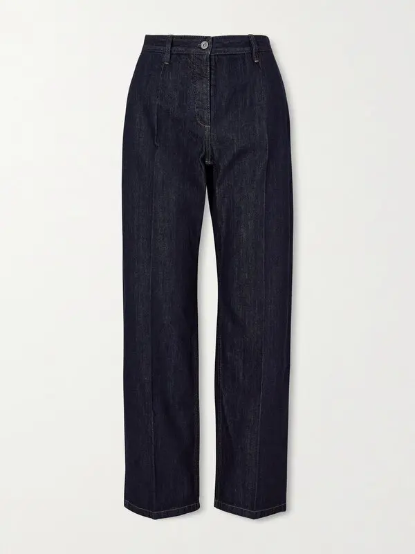 JIL SANDER Mid-rise Straight-leg Jeans - Blue
