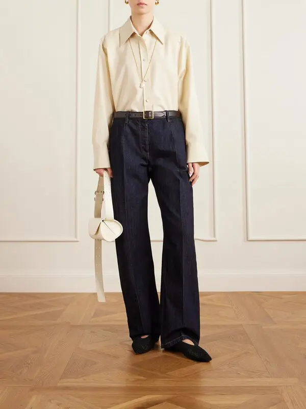 JIL SANDER Mid-rise Straight-leg Jeans - Blue