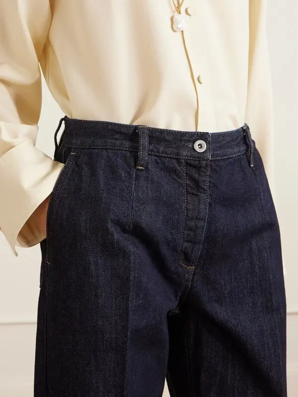 JIL SANDER Mid-rise Straight-leg Jeans - Blue