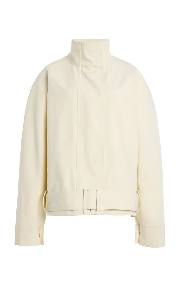 Françoise Presley Belted Cotton Jacket