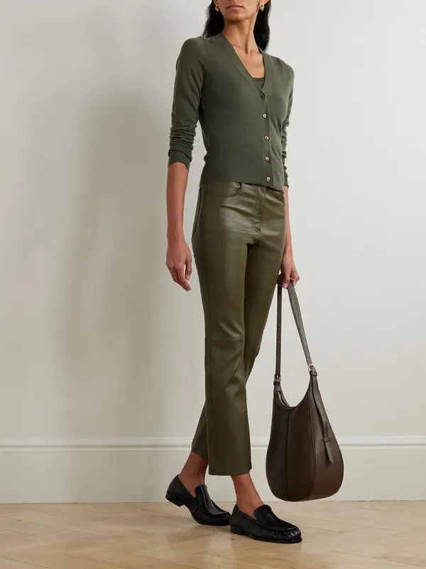 JOSEPH Cashair Cashmere Cardigan - Green