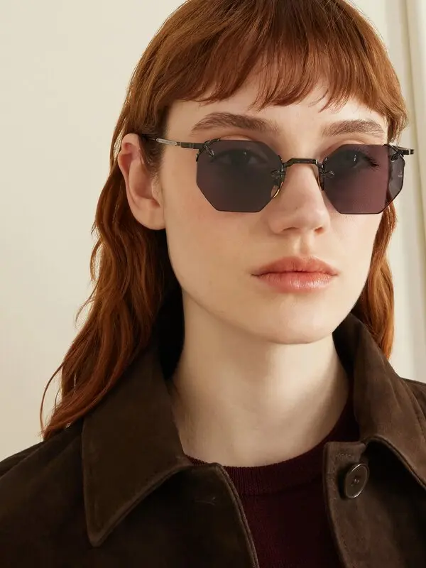 JACQUES MARIE MAGE El Dorado Octagon-frame Sunglasses