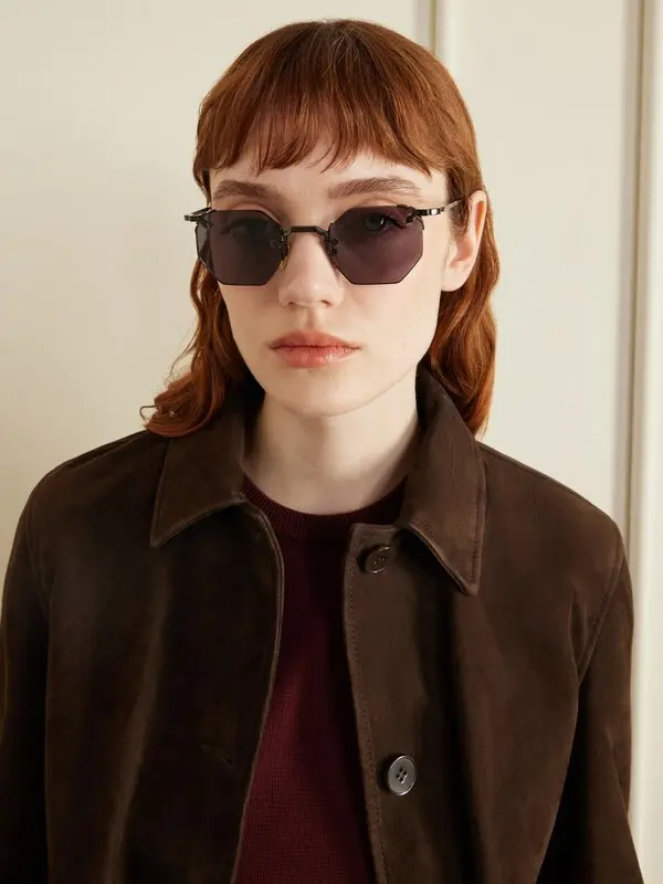 JACQUES MARIE MAGE El Dorado Octagon-frame Sunglasses