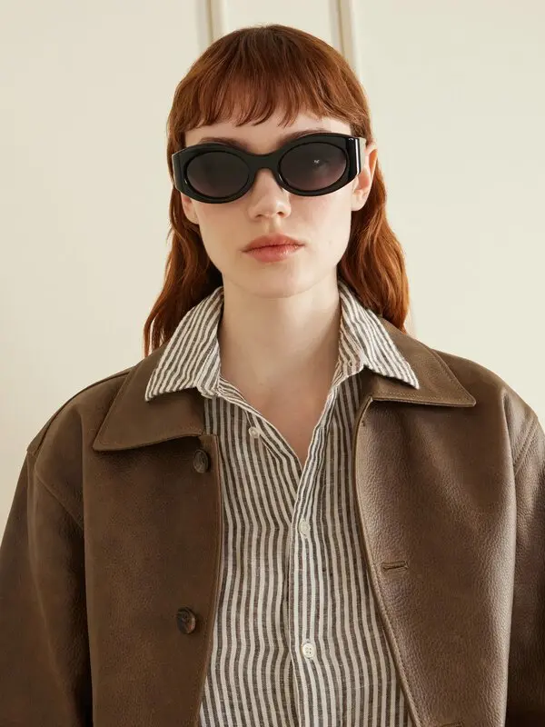 JACQUES MARIE MAGE Gia Oversized Sunglasses