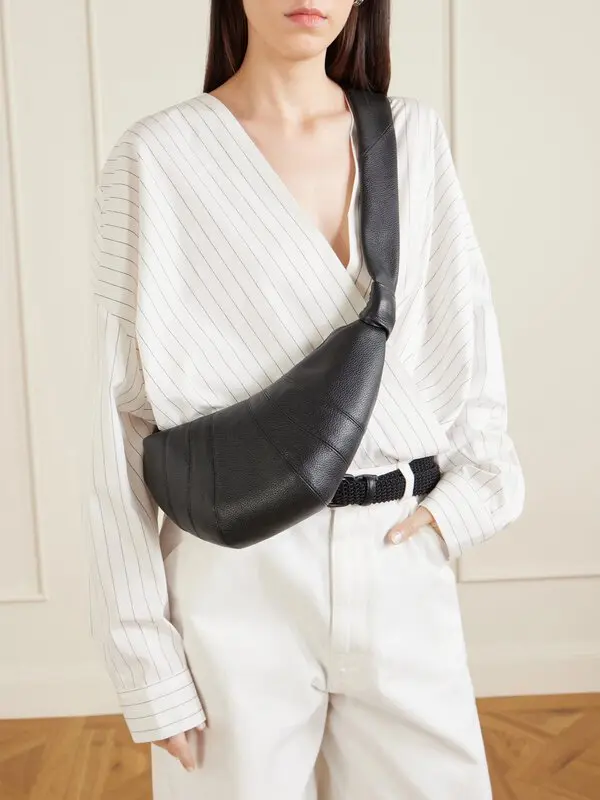 LEMAIRE Croissant Small Shoulder Bag - Black