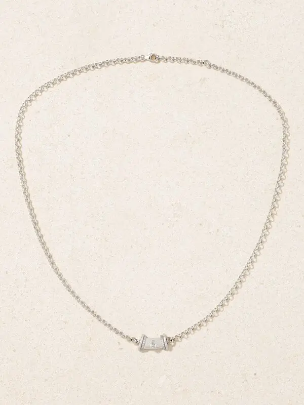 L’ATELIER NAWBAR Warrior Princess White Diamond Necklace