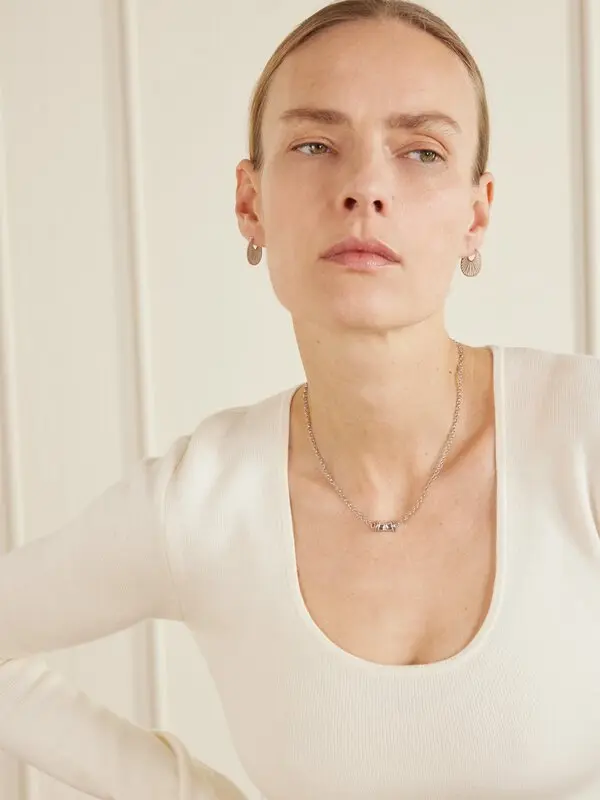 L’ATELIER NAWBAR Warrior Princess White Diamond Necklace