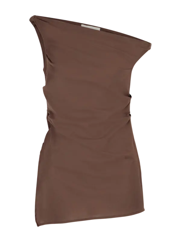 Faithfull The Brand Cosima Asymmetric Top - Brown